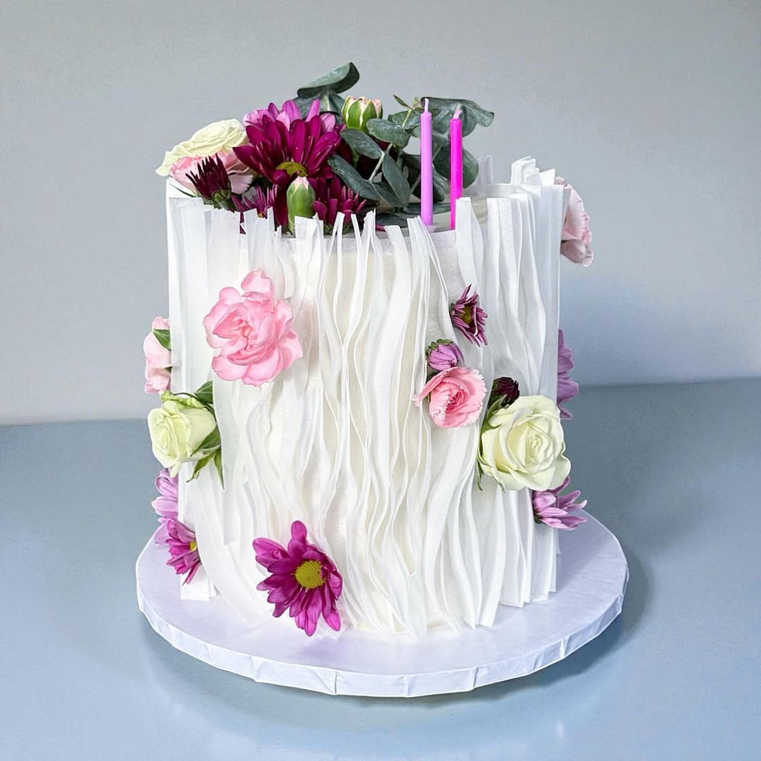 22 Stunning Flower Cake Design Ideas (2026) - Oh My Gut